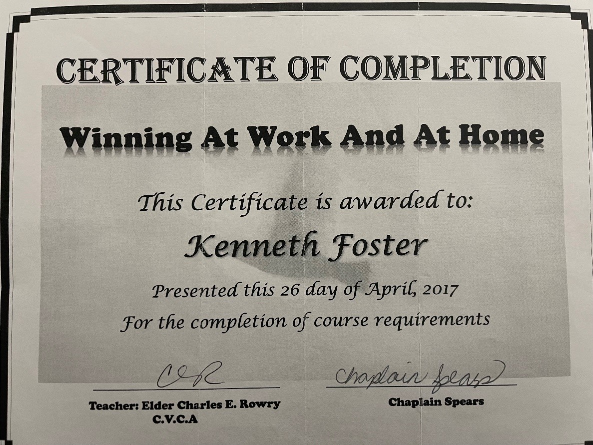 About Kenneth - Welcome To The Kenneth Foster Jr Website